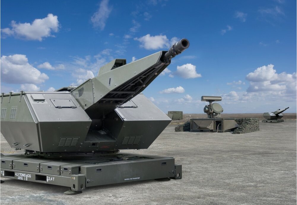 Stationary Air Defence Skyguard Skyshield X Tar3d Rheinmetall
